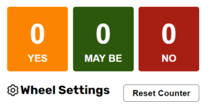 Yes Or No Wheel - Spin To Simplify Your Decisions